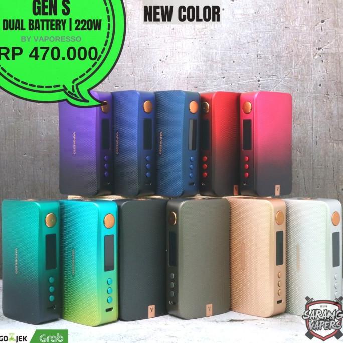 Jual VAPORESSO GEN S 220W MOD ONLY AUTHENTIC BY VAPORESSO | Shopee ...