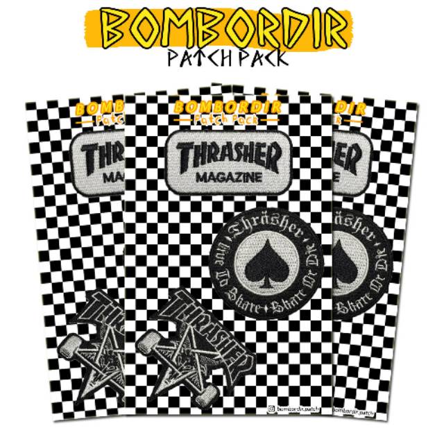 Jual THRASHER PATCH PACK (IRON PATCH) | Shopee Indonesia