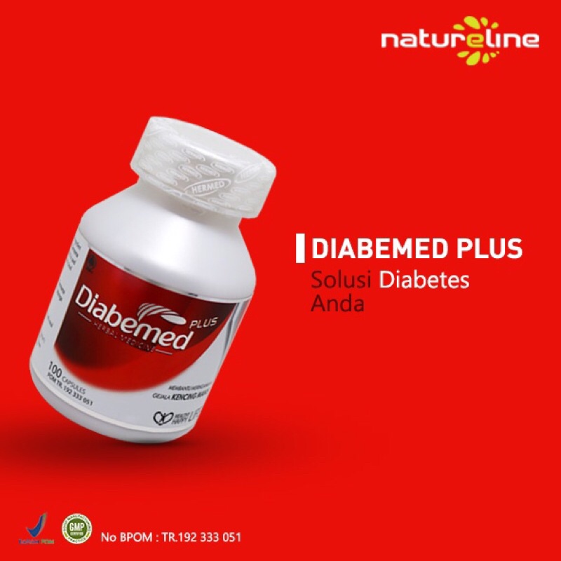 Jual Diabemed Plus kemasan botol isi 100Kapsul | Shopee Indonesia