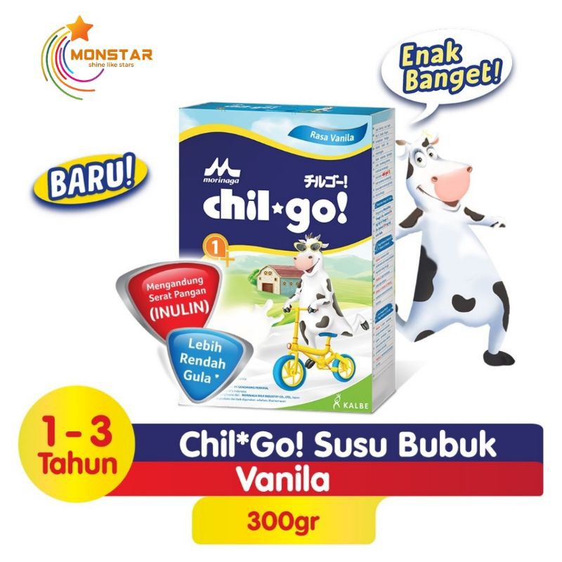 Jual MORINAGA CHIL*GO! POWDER 1+ VANILLA MADU 300GR/700GR | Shopee ...