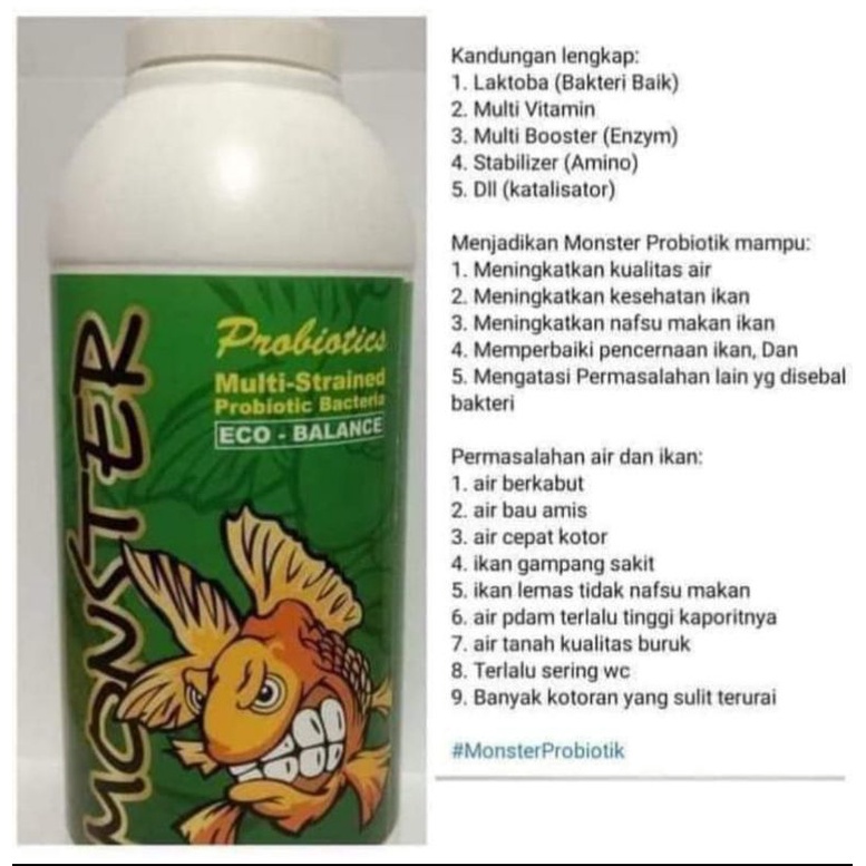 Jual monster probiotics | Shopee Indonesia