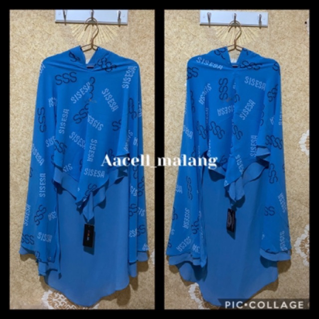 Jual Sisesa Khimar berkha vol 2 baby blue | Shopee Indonesia