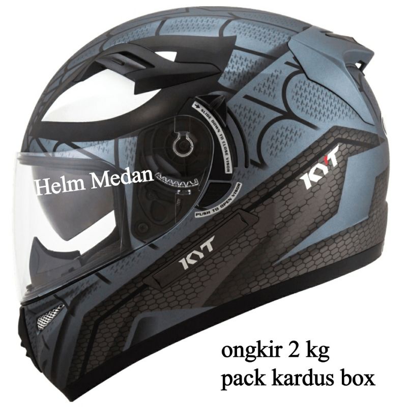 Jual Helm KYT K2 Rider Original Spiderman #1 Graphite Doff | Shopee ...