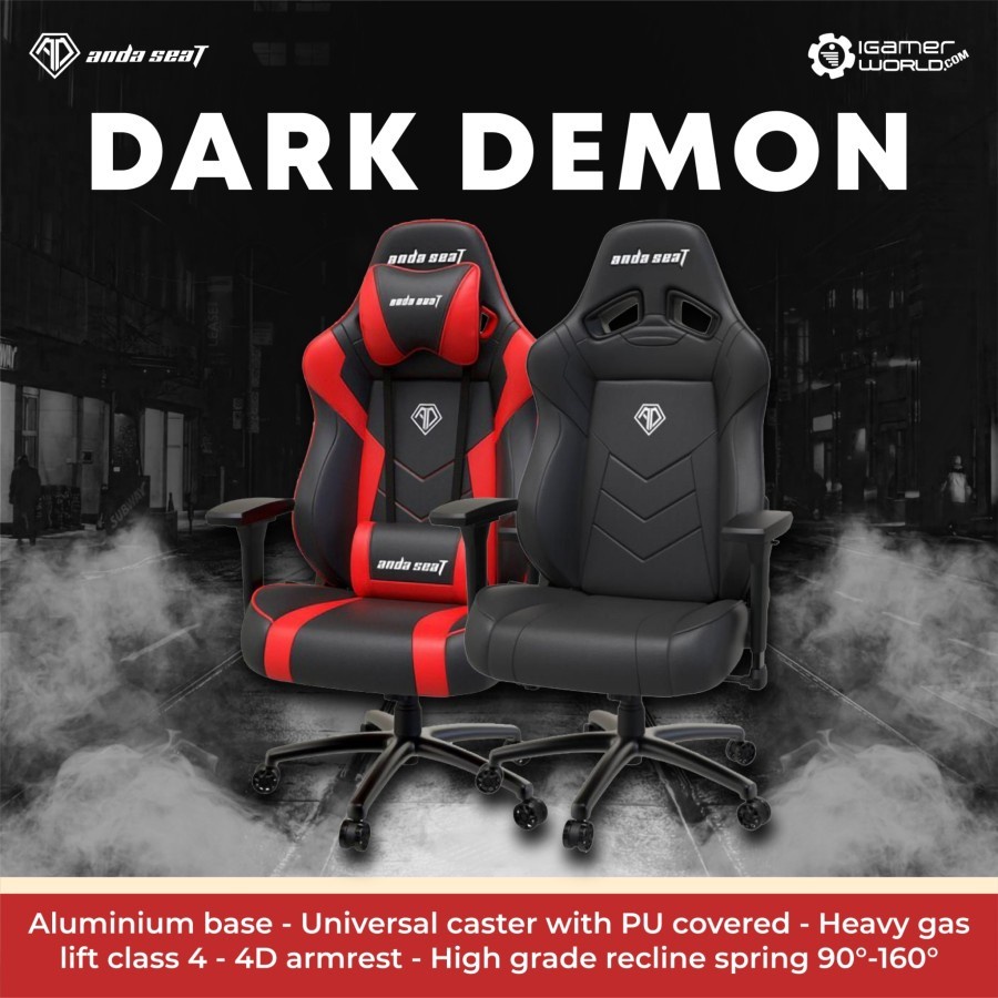 Jual AndaSeat Dark Demon Series Gaming Chair | Shopee Indonesia