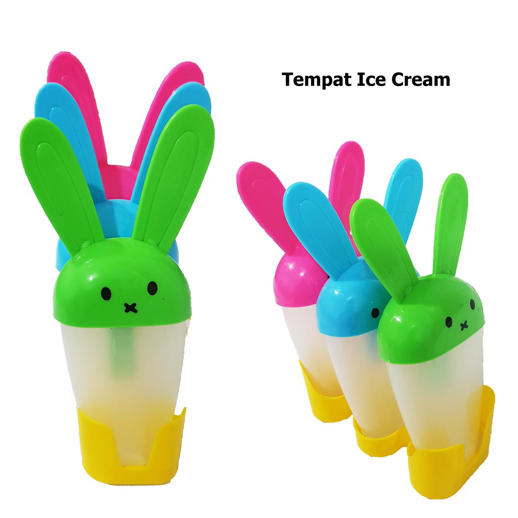 Jual MB-87 Tempat Ice Cream Cetakan Es Krim Set Isi 3 Pcs | Shopee ...