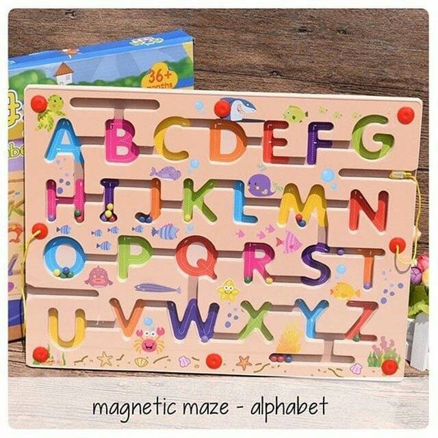 Jual MAGNETIC MAZE ALPHABET | Shopee Indonesia