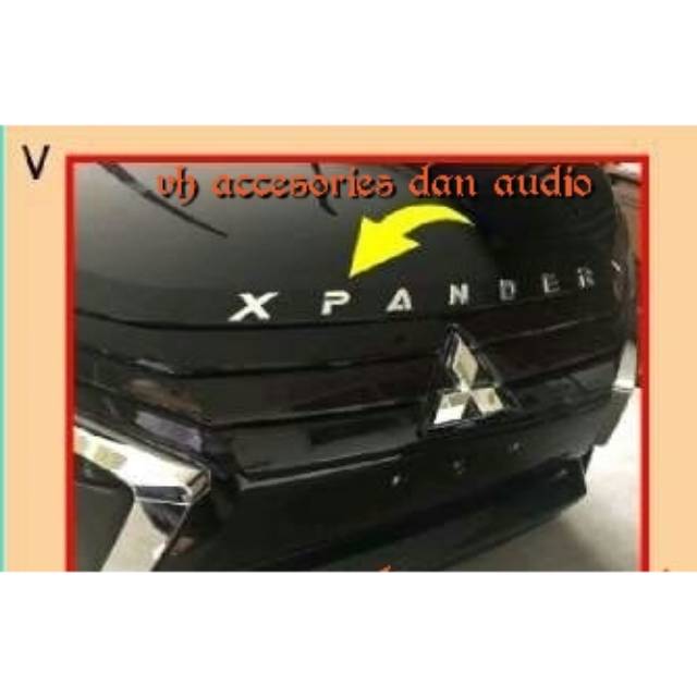 Jual engine hood emblem/emblem cap mesin mitsubishi xpander | Shopee ...