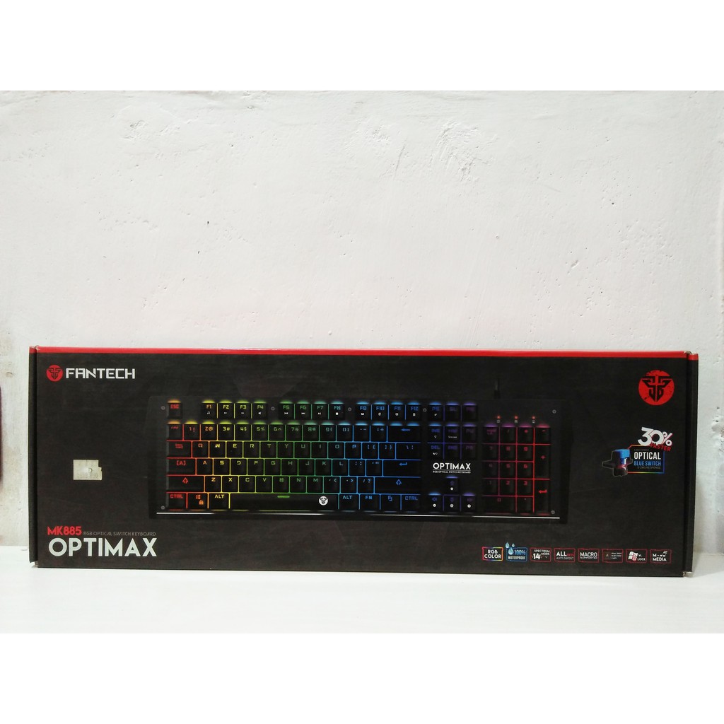 Jual Fantech MK885 Optimax Mechanical Gaming Keyboard Blue Switch ...