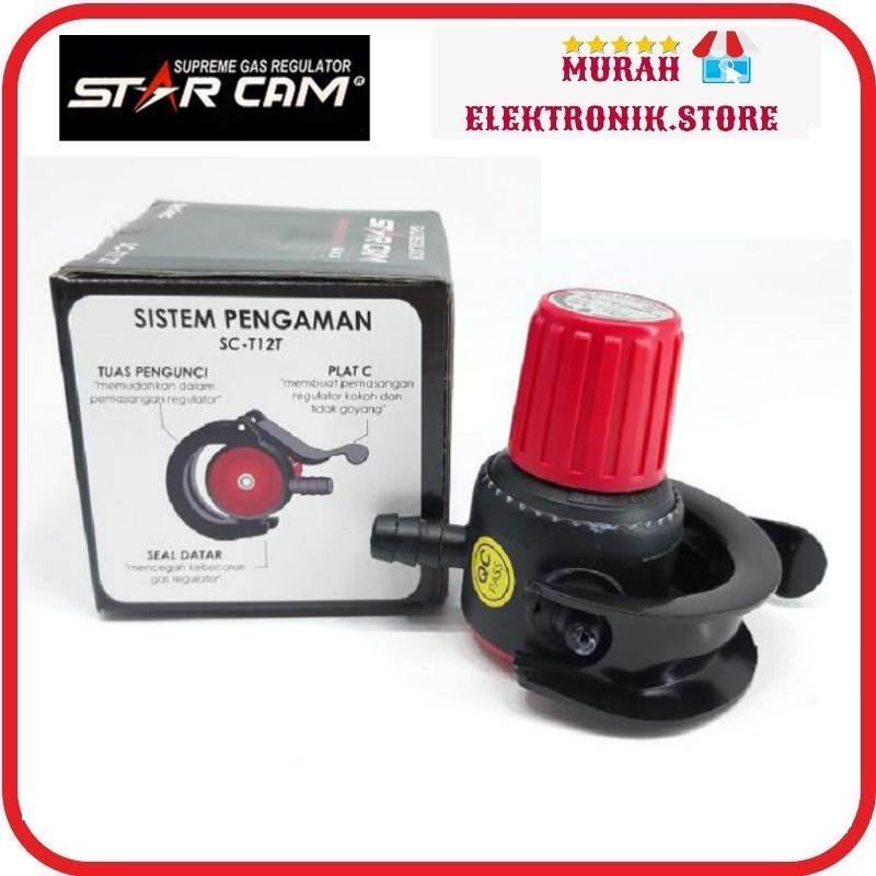 Jual Regulator Gas StarCam SC-T12T High Pressure Tekanan Tinggi tanpa ...