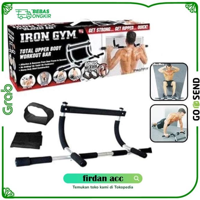 Jual Iron Gym Alat Fitness Gym Portable Push Up - Sit Up - Pull Up ...