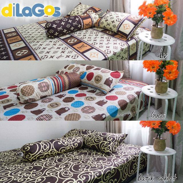 Jual Sprei Kasur Springbed Kasur Busa Sprai Karet Bahan Katun Premium ...