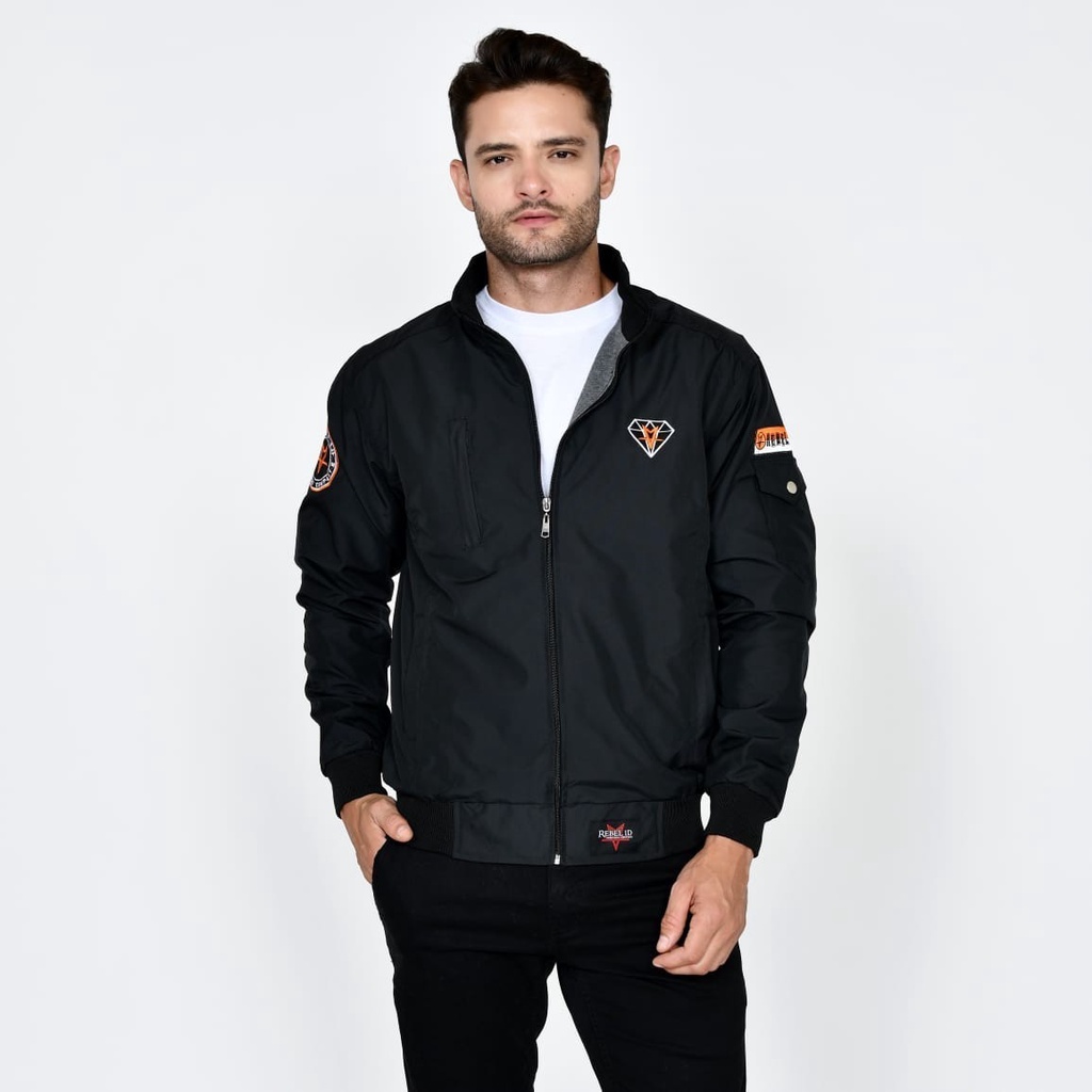 Jual JAKET BOMBER ANTI AIR WATERPROOF CASUAL SIMPLE REBEL ID JAKET ...