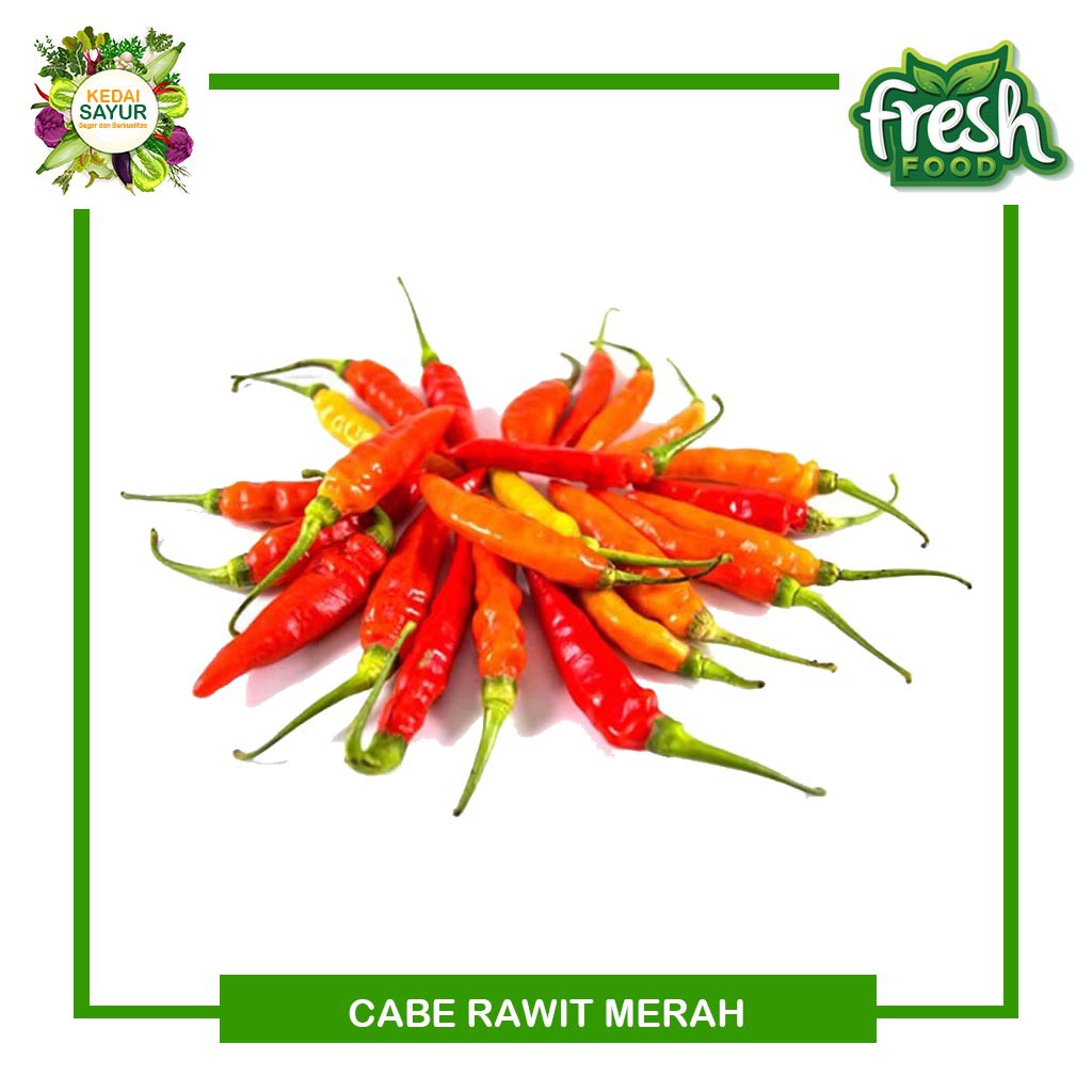 Jual Cabe Rawit Merah / Cabai Rawit Merah Setan 100 Gram - Gerai Sayur ...