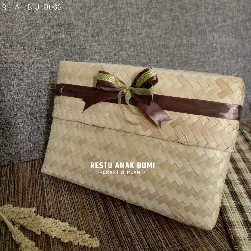 Jual (B062) Pouch Bambu Plus Pita 30cm|Wadah|Arsip|Tas|Dompet|Berkas ...