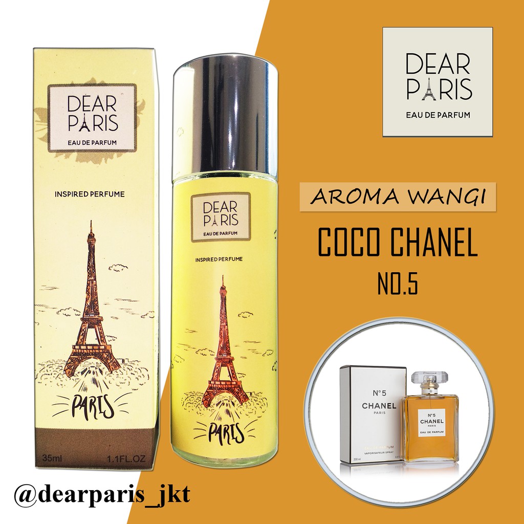 Jual Parfum Wanita Premium | Dear Paris Parfum Inspired by Chanel No. 5 ...