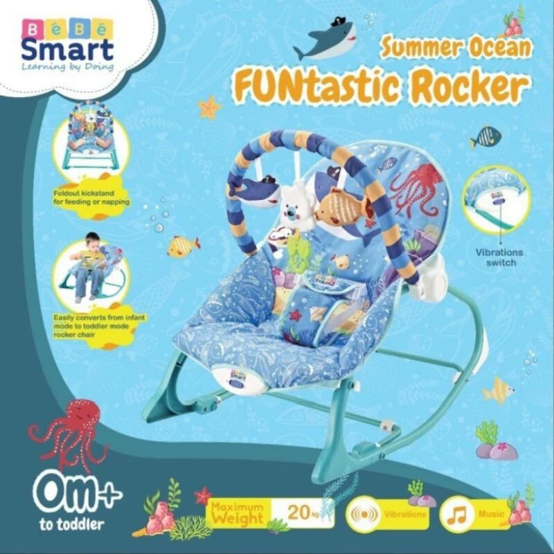 Jual Bebe Smart Bouncher Funtastic Rocker | Shopee Indonesia