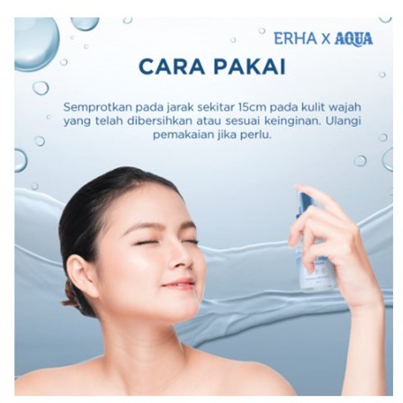 Jual MIST-FACE- ERHA X AQUA REFRESH HYDRATING FACE MIST 70ML -FACE-MIST. | Shopee Indonesia