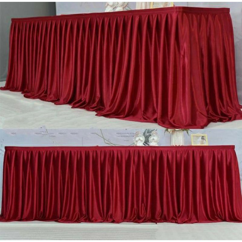 Jual DEKORASI MEJA/ROK MEJA REMPEL COCOK UNTUK MEJA PRASMANAN TINGGI ...