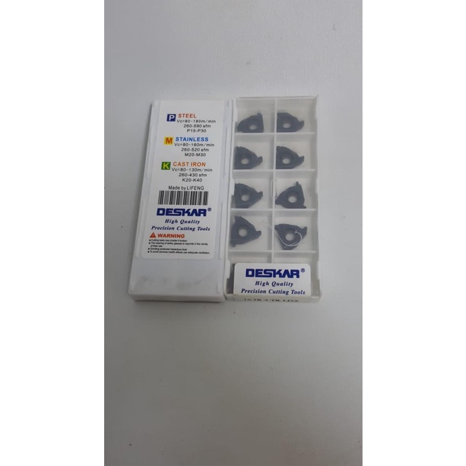 Jual Insert Ulir IR 16 3 TR Trapesium | Pisau Drat |Ulir Luar Trapesium ...