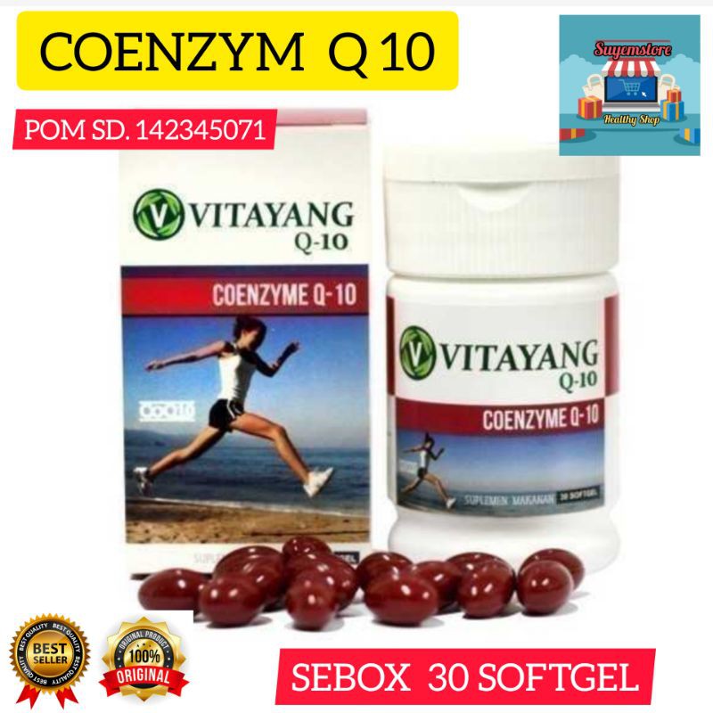 Jual OBAT HERBAL Sakit JANTUNG COENZYME Q10 (30 SOFTGEL) | Shopee Indonesia