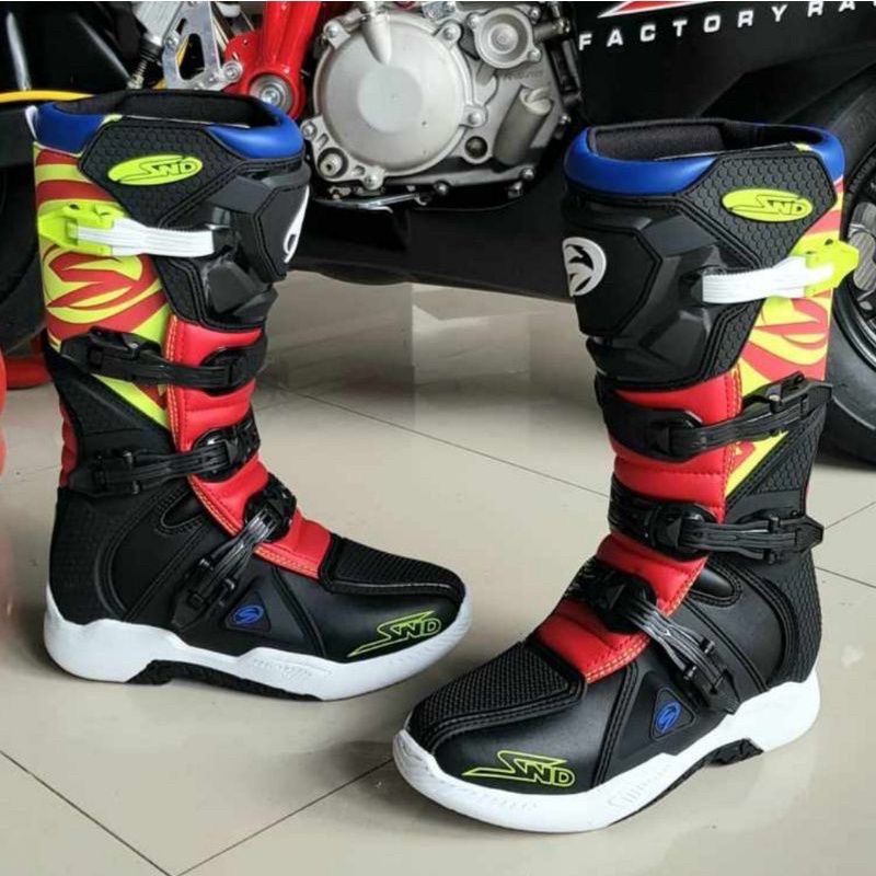 Jual sepatu trail motocross snd new 2022 | Shopee Indonesia