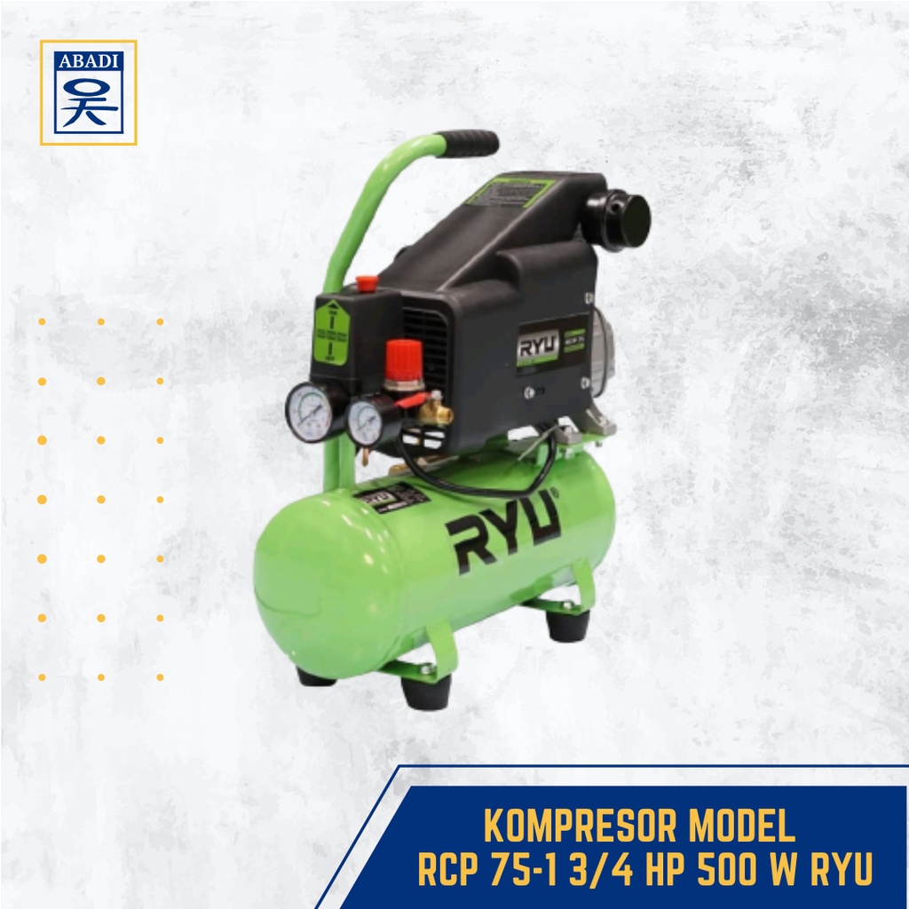 Jual KOMPRESOR MODEL RCP 75-1 3/4 HP 500 W RYU | Shopee Indonesia