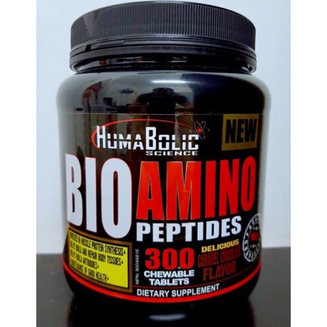 Jual Humabolic Amino 300 Tablet Bahan Whey Protein Isolate Consentrate ...