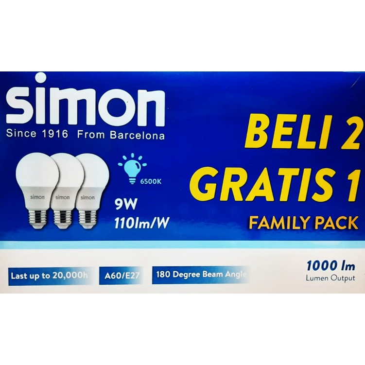 Jual Lampu Led Simon Family Pack | Shopee Indonesia