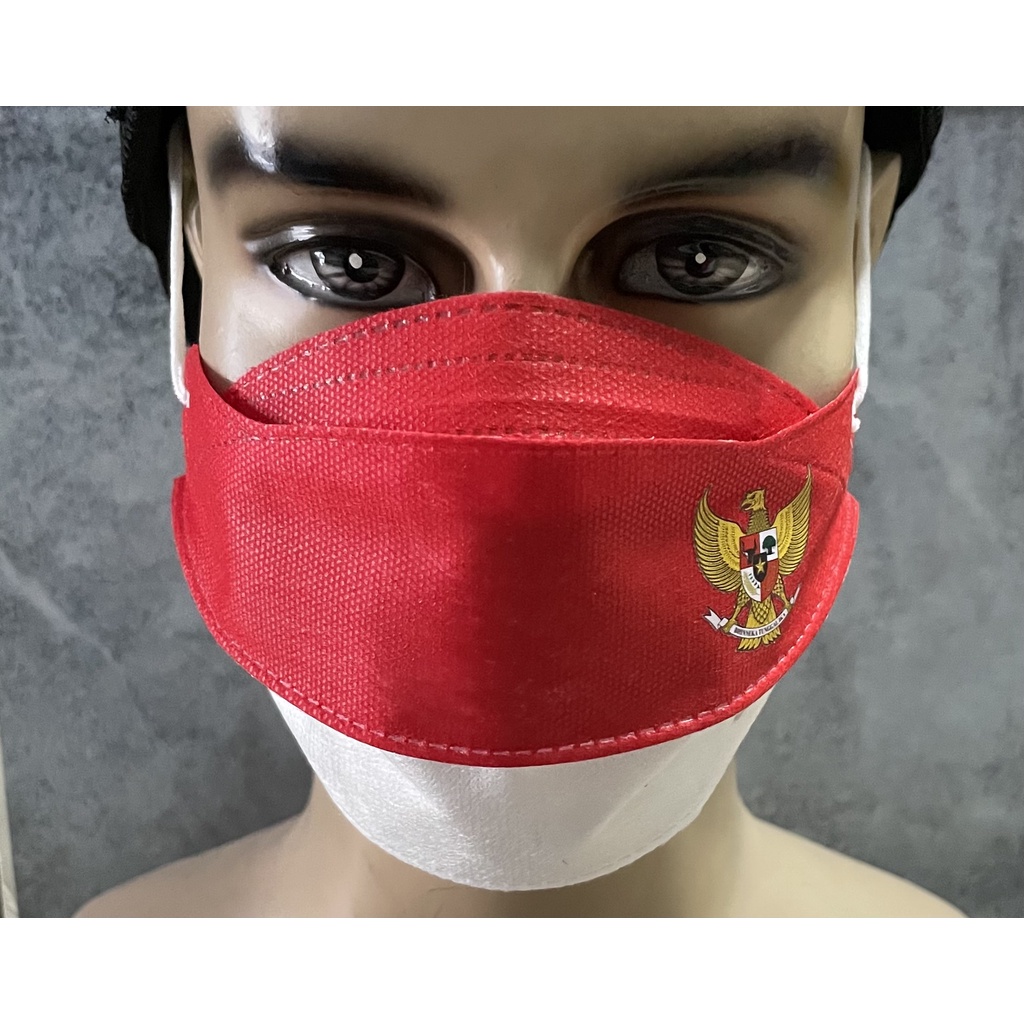 Jual Masker Merah Putih Garuda - Masker HUT RI 77 - Masker Merah Putih ...