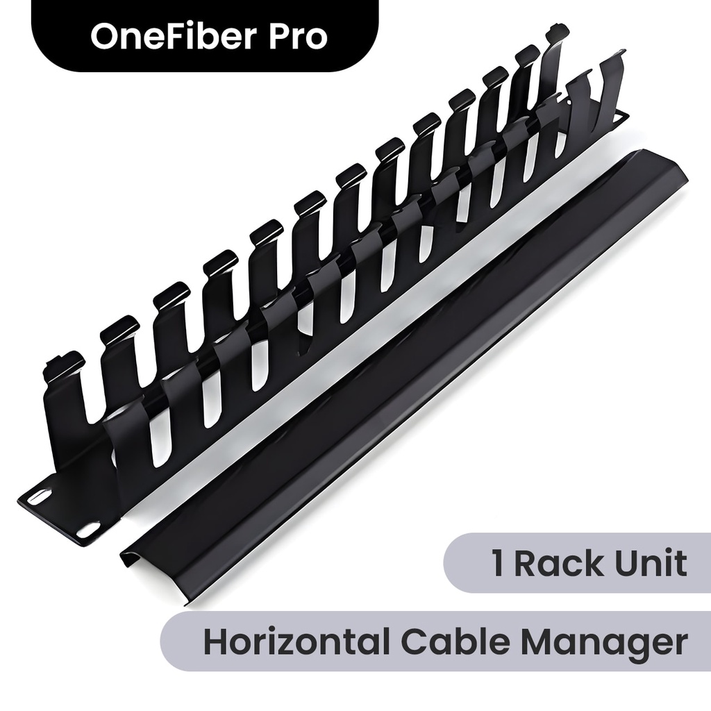 Jual Horizontal Rack Wire Cable Manager 1U - OneFiber OF164 | Shopee ...