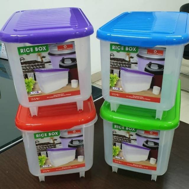 Jual Rice box 5kg + gelas takar | Shopee Indonesia