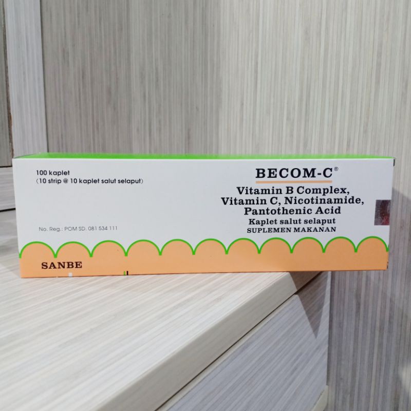 Jual BECOM-C 100 Kaplet MULTIVITAMIN | Shopee Indonesia