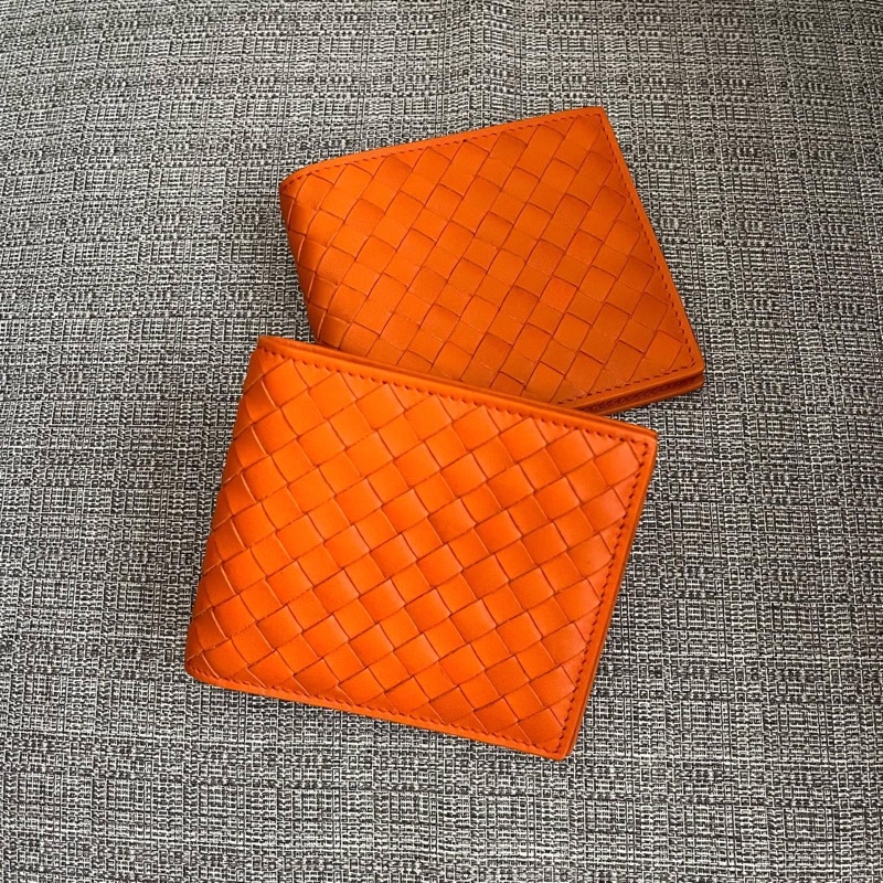 Jual Dompet bottega bifold wallet all cards burned orange similar to ...