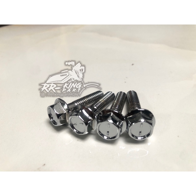 Jual baut intake rx king finishing chrome | Shopee Indonesia