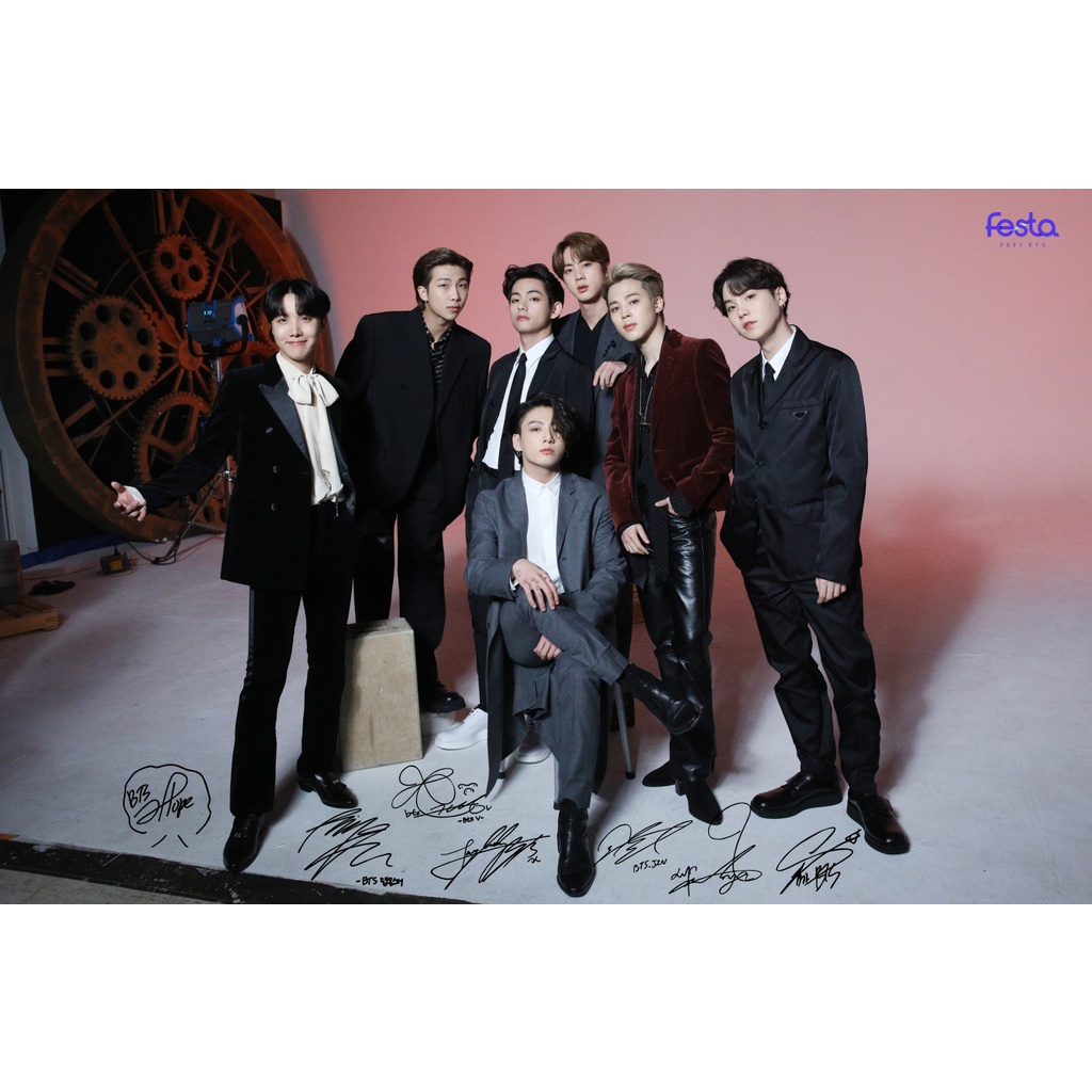 Jual READY POSTER BTS TANDA TANGAN - GRUP VERSION KPOP UKURAN A3 ...