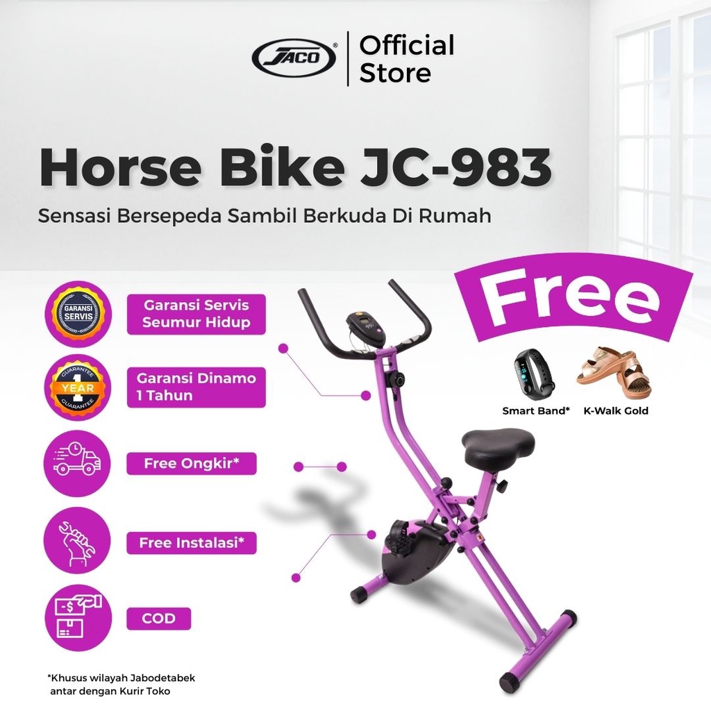 Jual Jaco Power Horse Bike JC 983 Sepeda Olahraga Sepeda Statis ...
