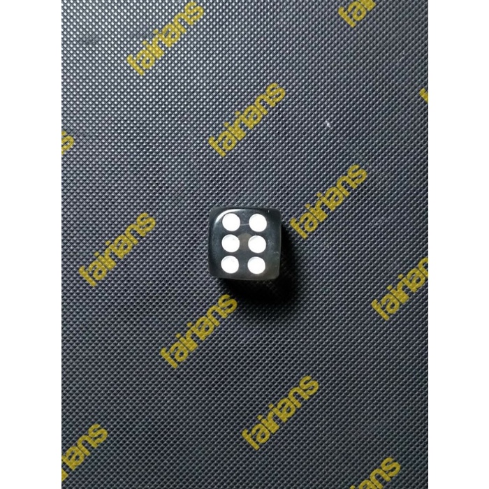 Jual Dadu/Dice D6 16mm Transparent Black | Shopee Indonesia