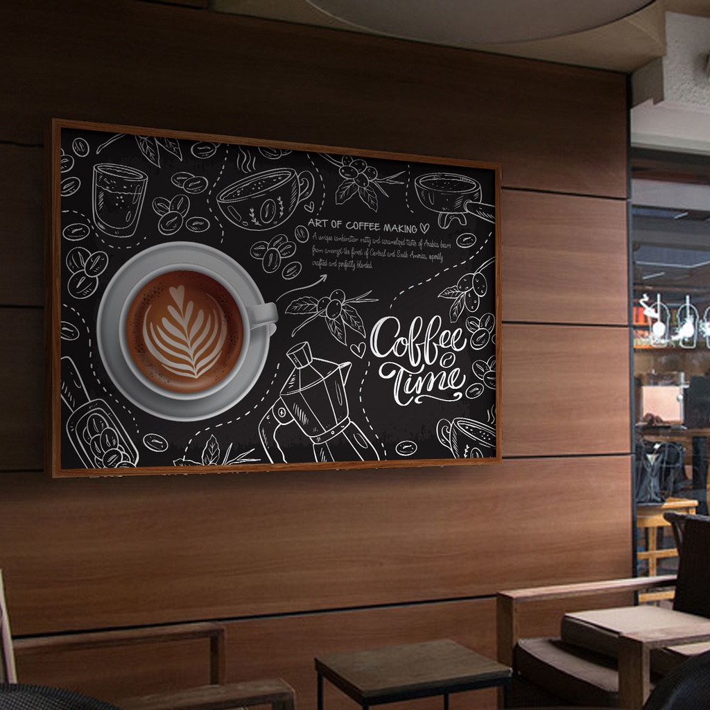 Jual PAKET Hiasan Dinding Tema Cafe Coffee / Kopi "Art of coffee ...