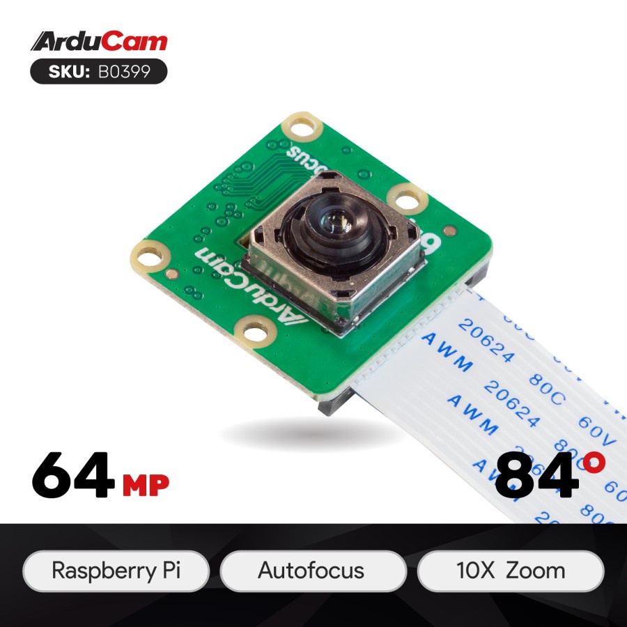 Jual Arducam 64MP Autofocus Camera for Raspberry Pi - Ultra High ...