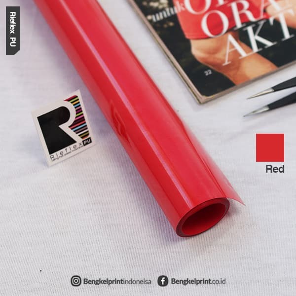 Jual Polyflex PU Korea - Warna Merah Red (0,5meter x 1meter) | Shopee ...