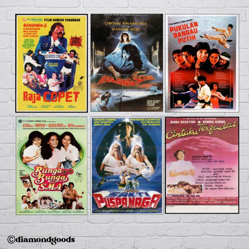 Jual Poster aesthetic / wall art poster film jadul indonesia | Shopee ...