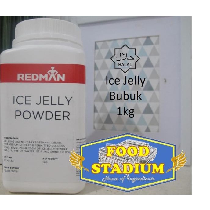 Jual HALAL Ice Jelly Powder by Redman, 1 kg | Shopee Indonesia
