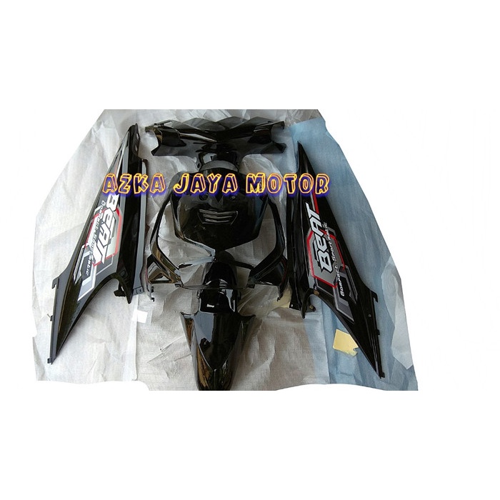 Jual Full Body Halus Honda Beat Lama Karbu 2008 Warna Hitam + Striping ...