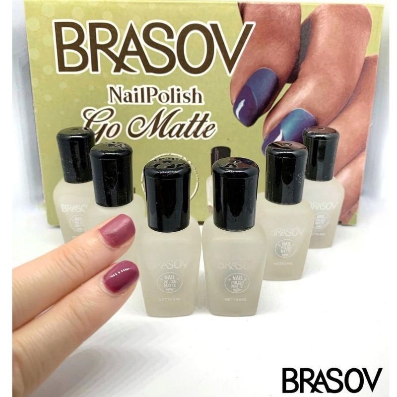 Jual kutex BRASOV MATTE BENING 8ml | Shopee Indonesia