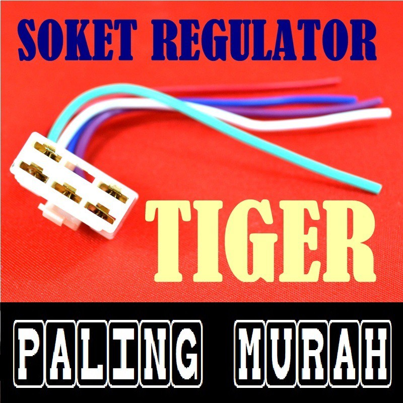 Jual Soket Regulator Tiger Socket Kiprok Fitting 5 Kabel Pin Revo ...