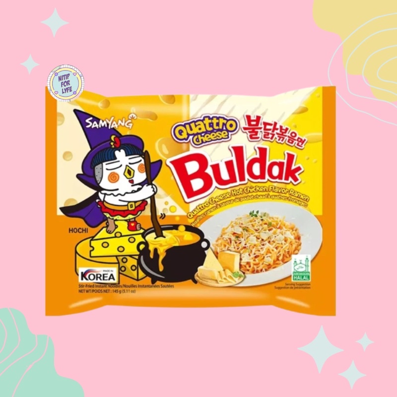 Jual Samyang Quattro 4 Type Cheese 145GR - Samyang Mozarella | Shopee ...