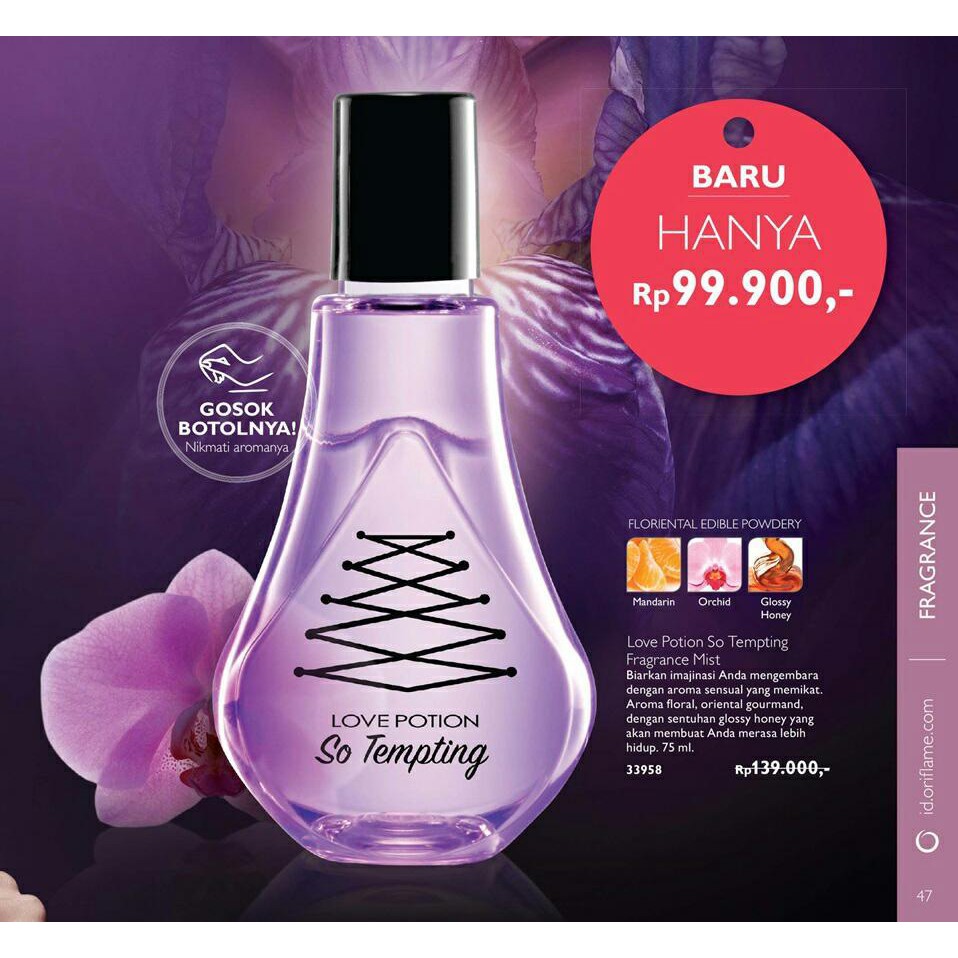 Jual PARFUM Love Potion so Tempting Fragrance Mist parfum PROMO ...