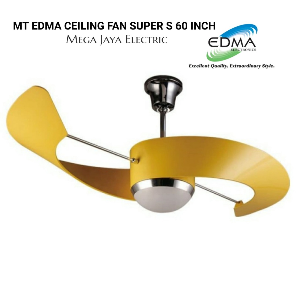Jual MT EDMA CEILING FAN SUPER S 60 INCH DC REMOTE CONTROL / KIPAS ...