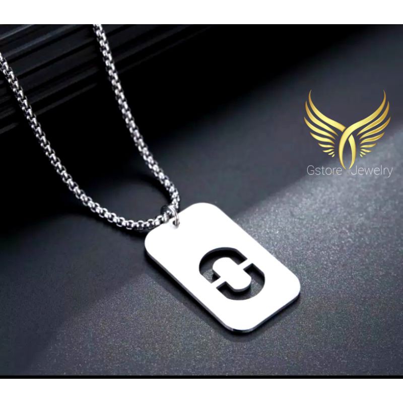 Jual kalung pria cowok keren titanium anti karat asli original liontin ...