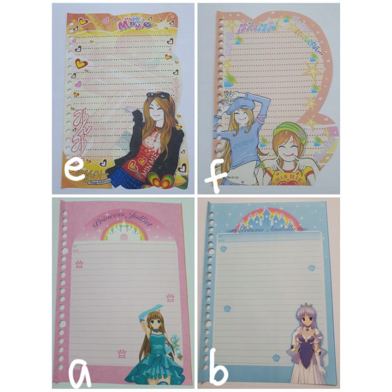 Jual isi binder lucu minmie,fairy/peri,tinkerbell,princess anabelle ...